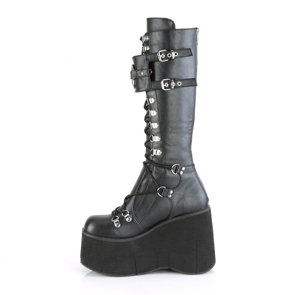DEMONIA "Kera-200" Boots - Black Vegan Leather – Demonia Cult