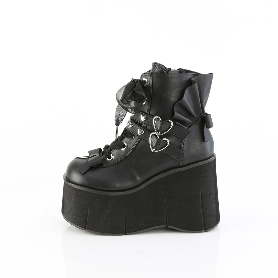 DEMONIA "Kera-55" Boots - Black Vegan Leather – Demonia Cult