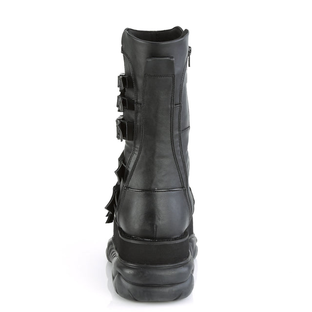 DEMONIA "Neptune-210" Boots - Black Vegan Leather – Demonia Cult