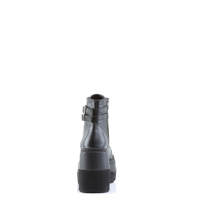 DEMONIA "Shaker-52" Boots - Black Vegan Leather – Demonia Cult