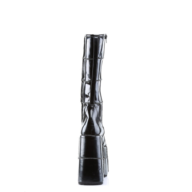DEMONIA "Stack-301" Boots - Black Patent – Demonia Cult